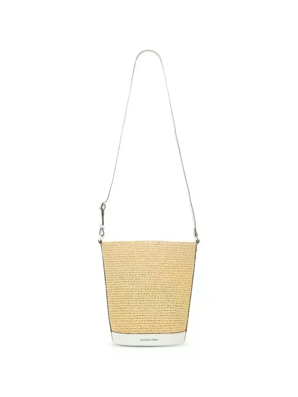 Michael Kors Townsend Straw Bucket Bag - Neutrals
