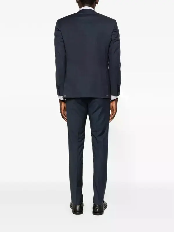 Canali Notched Lapel Two-piece Suit - Blue