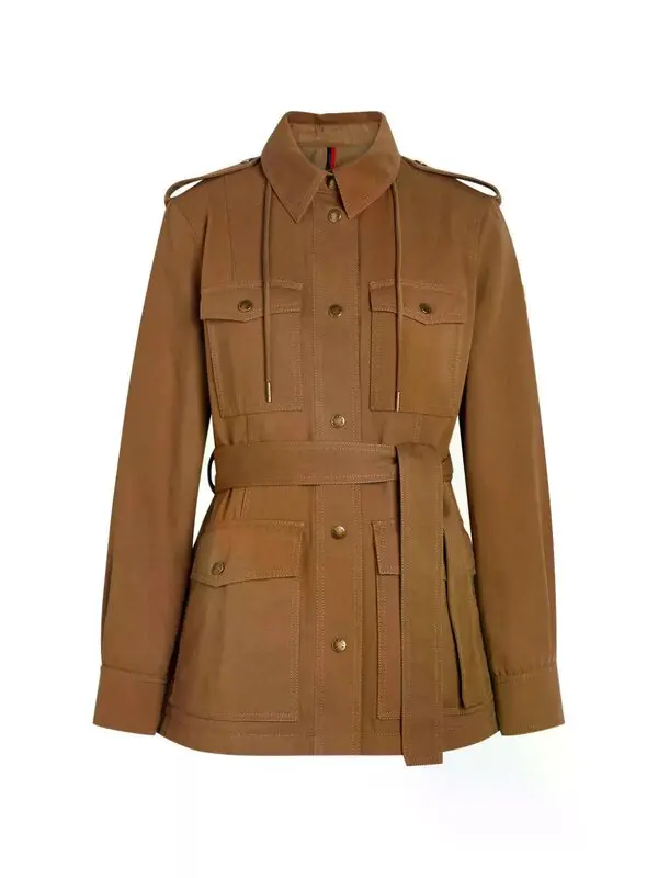 Moncler Centaurea Buttoned Jacket - Brown