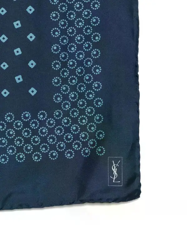 Saint Laurent 1990s Silk Scarf