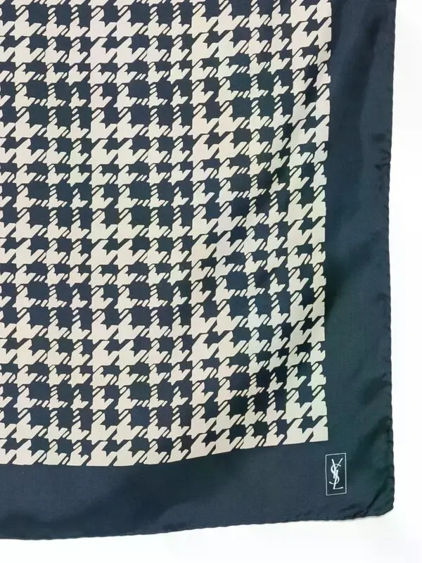 Saint Laurent 1990s Silk Scarf