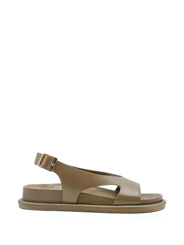 PALOMITAS BY PALOMA BARCELÒ Calista Leather Flat Sandals