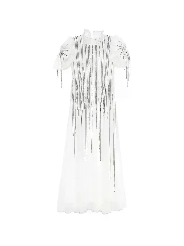 Aje Clara Embellished Maxi Dress - White
