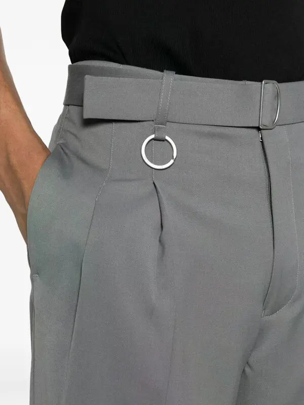 Études Studio Belted Trousers - Grey