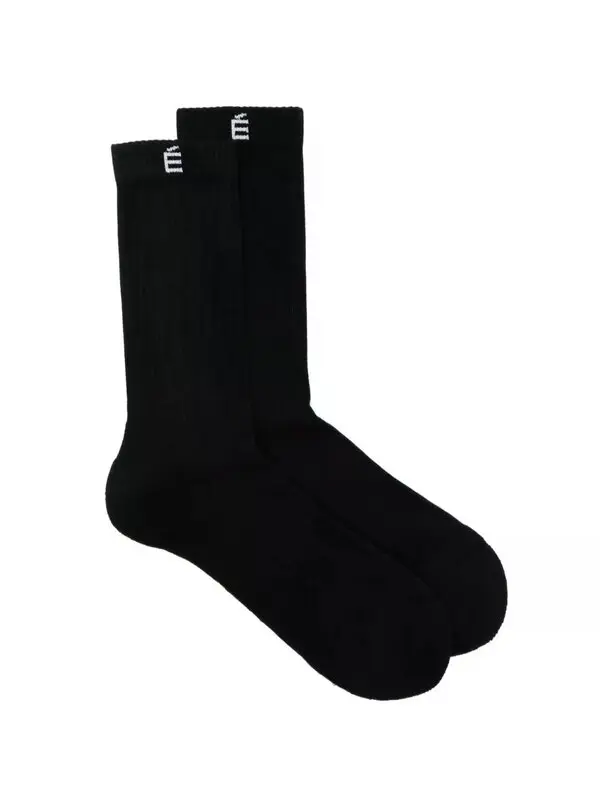 Études Studio Ribbed Socks - Black