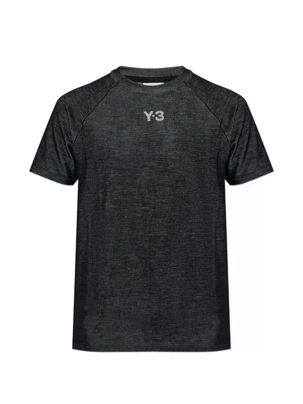 Y3 X Amg Pretronas Mercedes Logo-print T-shirt - Grey