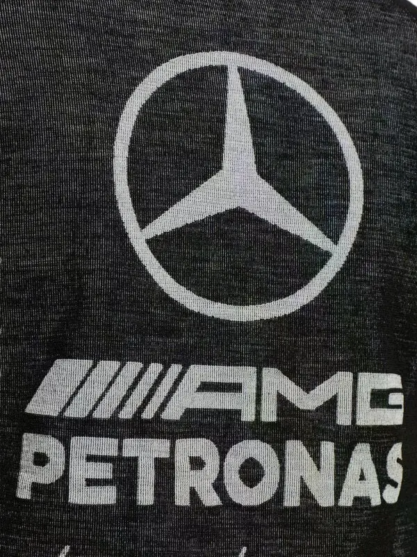 Y3 X Amg Pretronas Mercedes Logo-print T-shirt - Grey