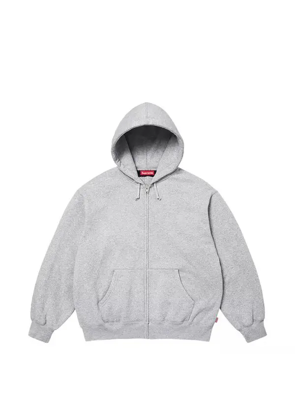 Supreme Cut-out Zip-up Hoodie - Grey