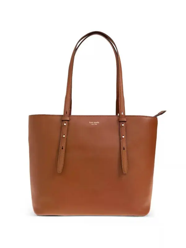 Kate Spade New York Leather Tote Bag - Brown