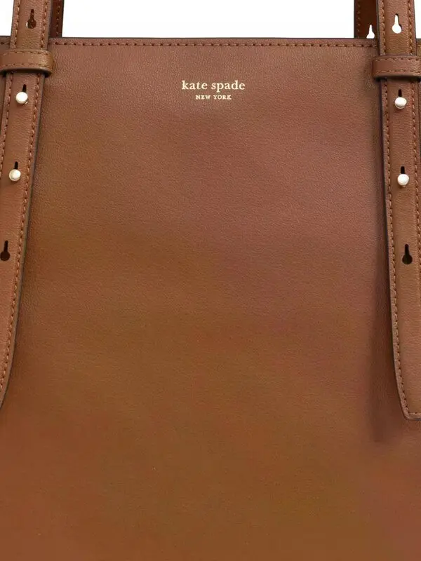 Kate Spade New York Leather Tote Bag - Brown