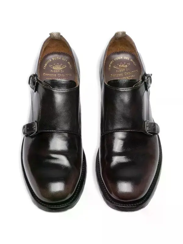 Officine Creative Buckle-strap Monk Shoes