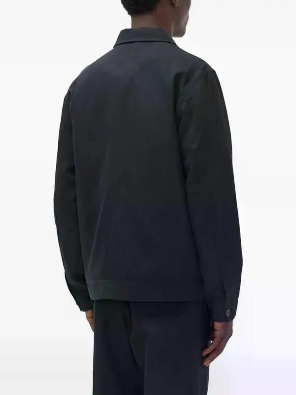 Norse Projects Arresskov Windstopper Button-down Pocket-detail Overshirt - Blue