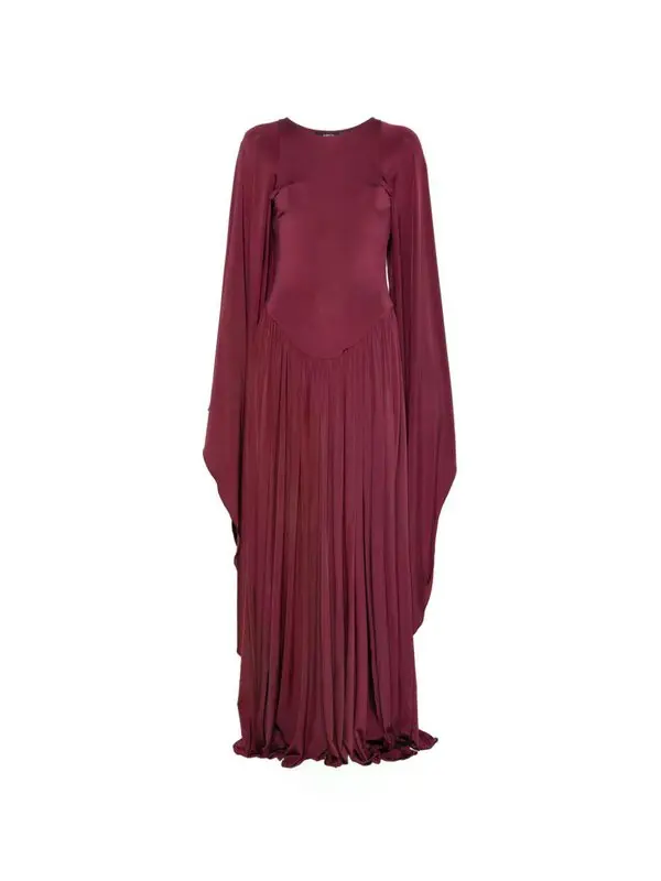 Amen Pleated Maxi Dress