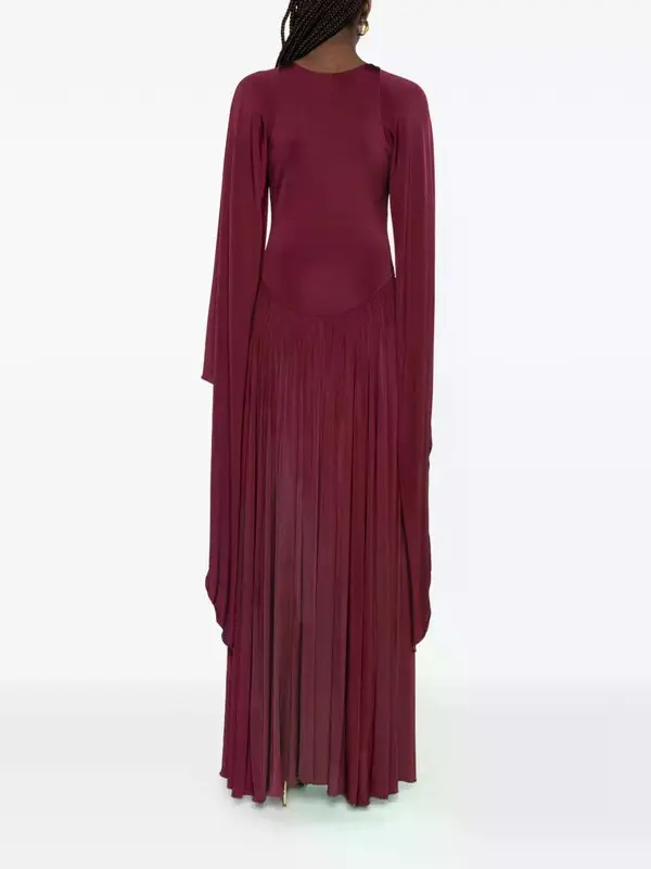 Amen Pleated Maxi Dress