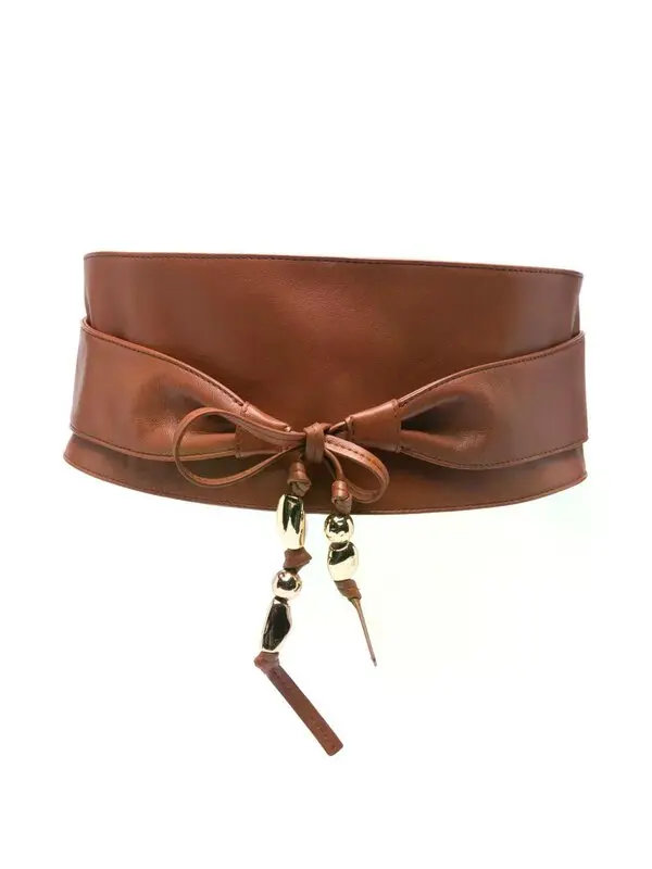 Zimmermann Wrap Leather Belt - Brown