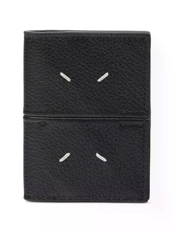 MAISON MARGIELA Stitch Leather Wallet - Black