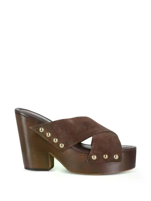 Paris Texas 105mm Marisol Mules - Brown