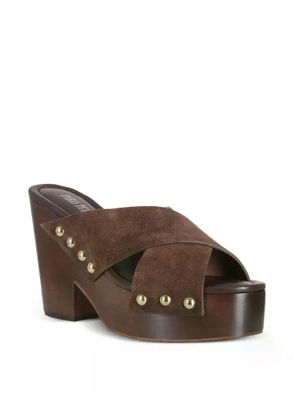 Paris Texas 105mm Marisol Mules - Brown