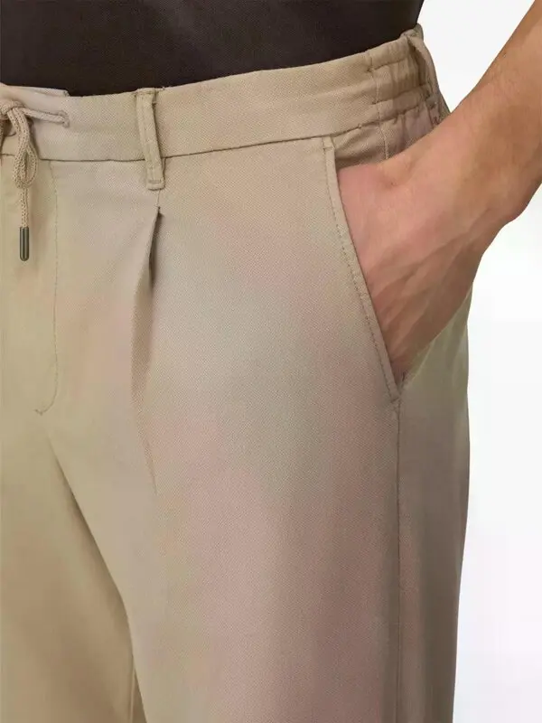 Boggi Milano Drawstring Pleated Shorts