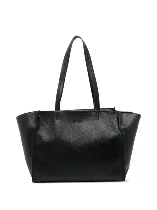 Liu Jo Logo Embroidery Tote Bag - Black