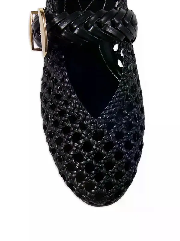 Zimmermann Woven Ballet Flats - Black