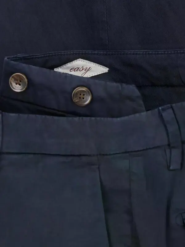 BRIGLIA 1949 Pleated Trousers - Blue