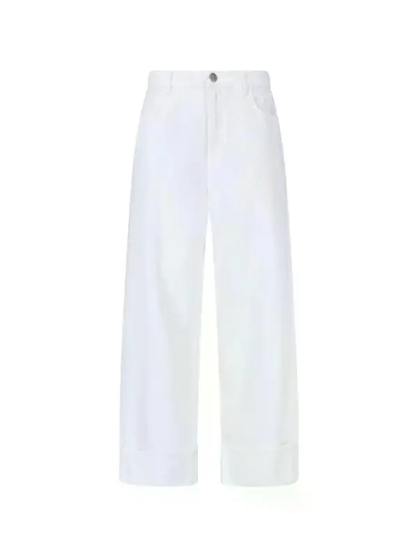 RÓHE Cuffed Straight Jeans