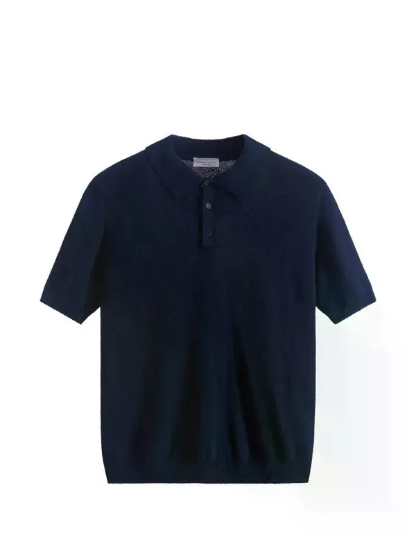 ROBERTO COLLINA Cotton Polo Shirt - Blue