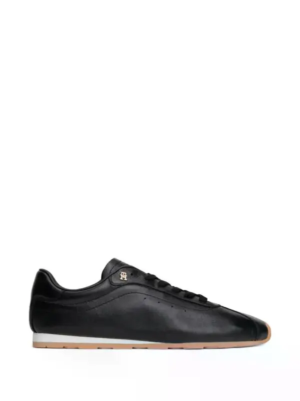 Tommy Hilfiger Th Monogram Low Top Sneakers - Black