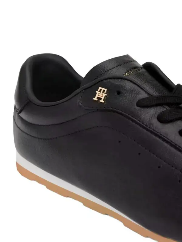 Tommy Hilfiger Th Monogram Low Top Sneakers - Black