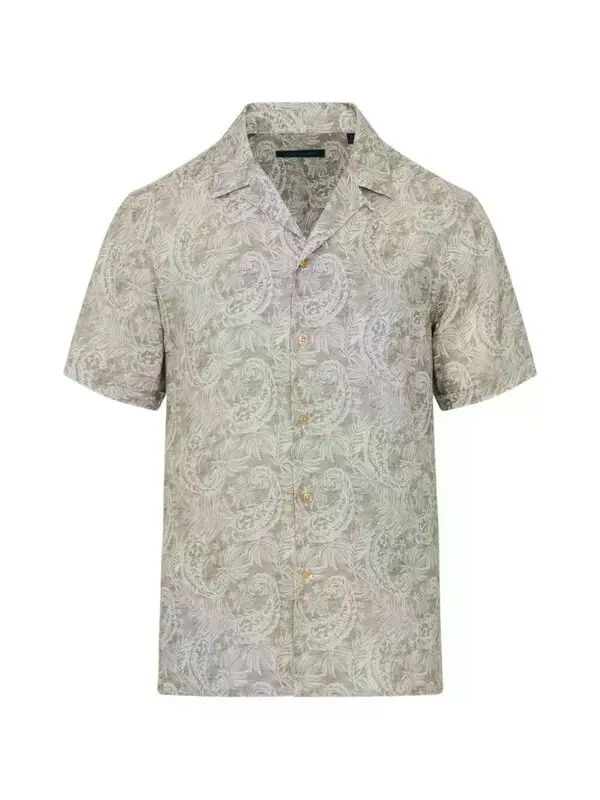 PATRICK ASSARAF Paisley Button Shirt