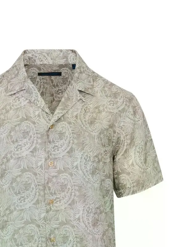 PATRICK ASSARAF Paisley Button Shirt