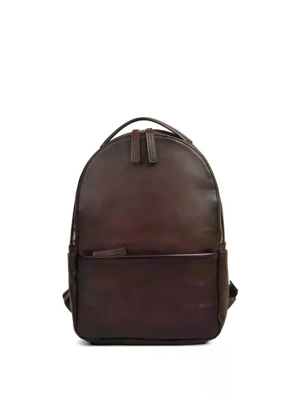 Officine Creative Leather Backpack - Brown