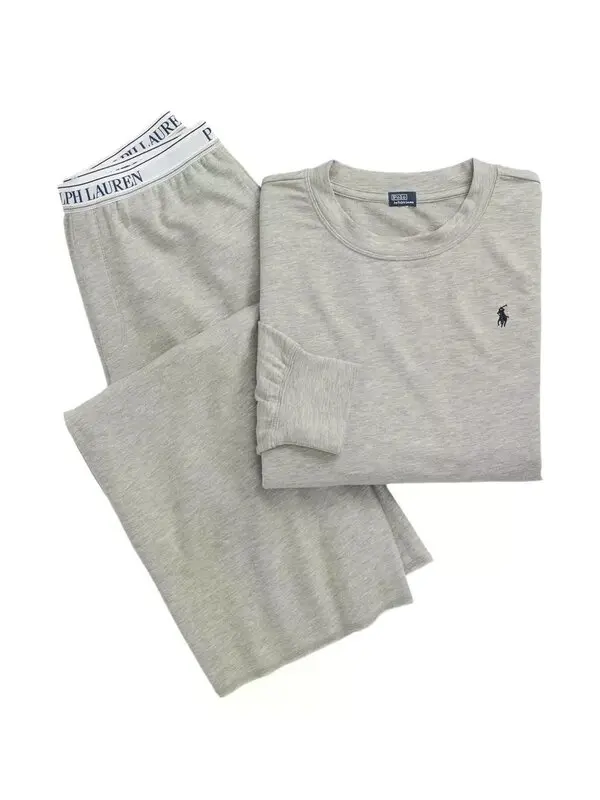 Polo Ralph Lauren Polo Pony-embroidered Pyjama - Grey