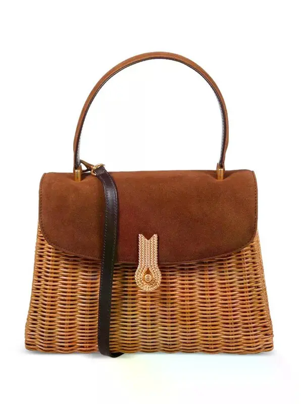 AMATO DANIELE Rattan Tote Bag - Neutrals