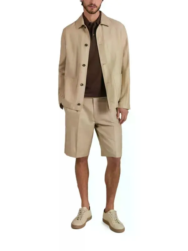 SLOWEAR Pleated Shorts - Neutrals