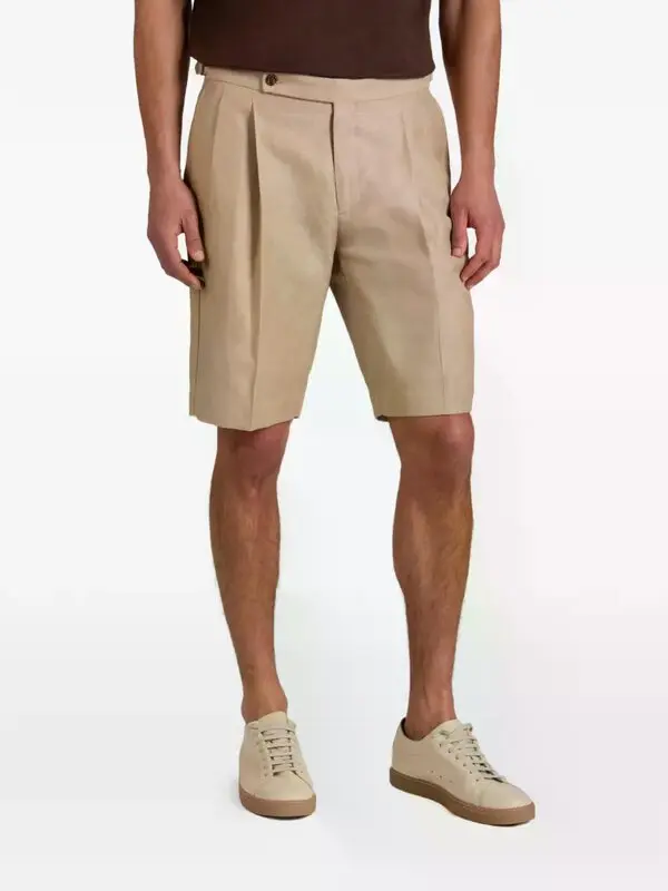 SLOWEAR Pleated Shorts - Neutrals