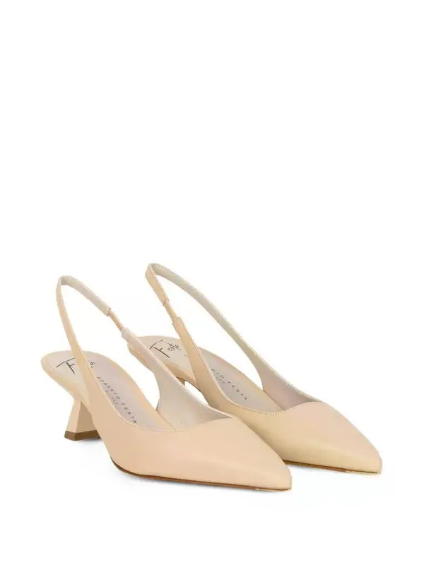 Roberto Festa Leather Slingback Pumps