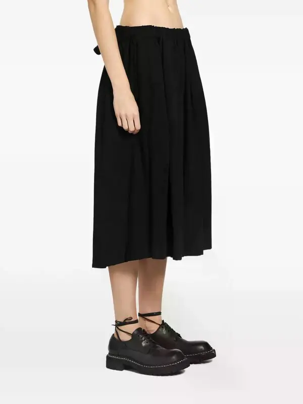 CDG Pleated Midi Skirt