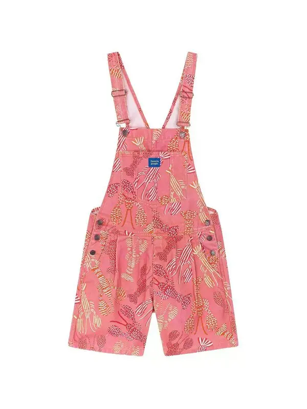FAVORITE PEOPLE Lobster-print Playsuit - Pink