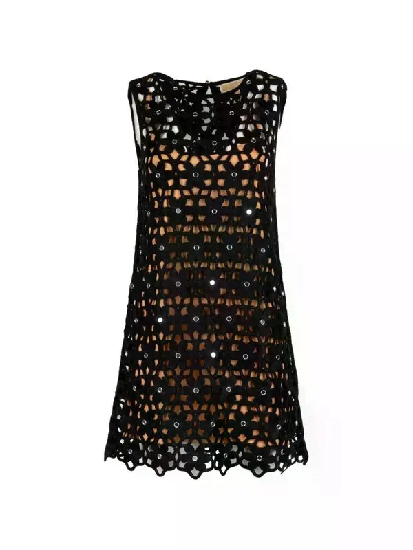 Michael Kors Embellished Sleeveless Mini Dress