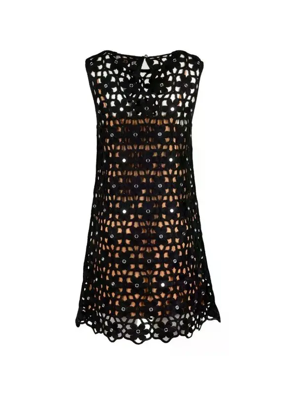 Michael Kors Embellished Sleeveless Mini Dress