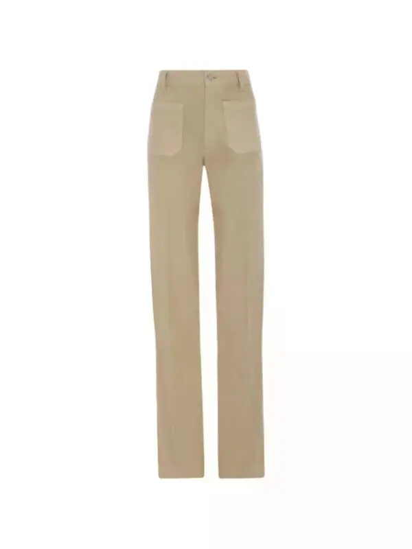 Victoria Beckham Alina Patch-pockets Wide Leg Jeans