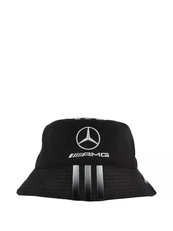 Y3 X Mercedes Logo Bucket Hat - Black