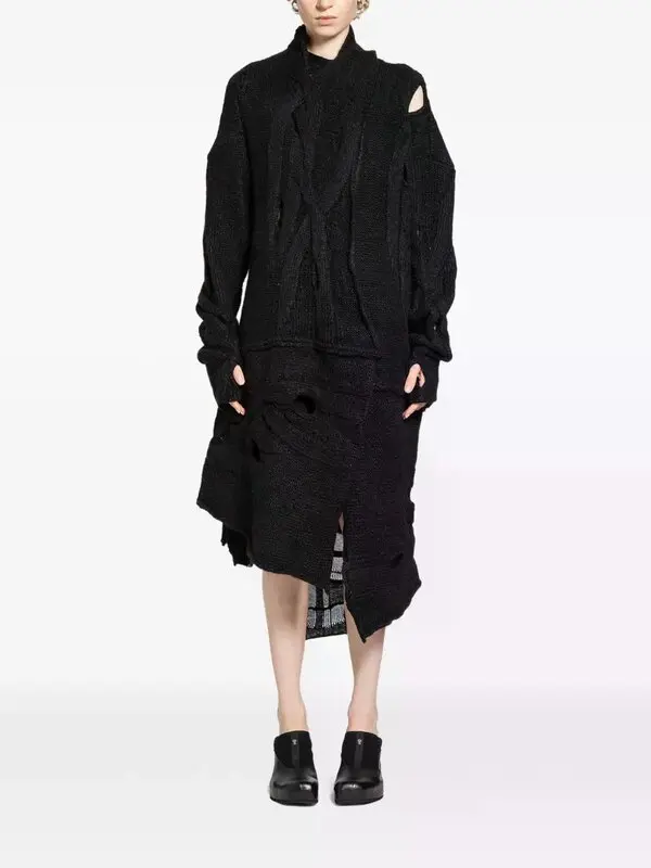 HALOS Cable Knit Cardigan Coat