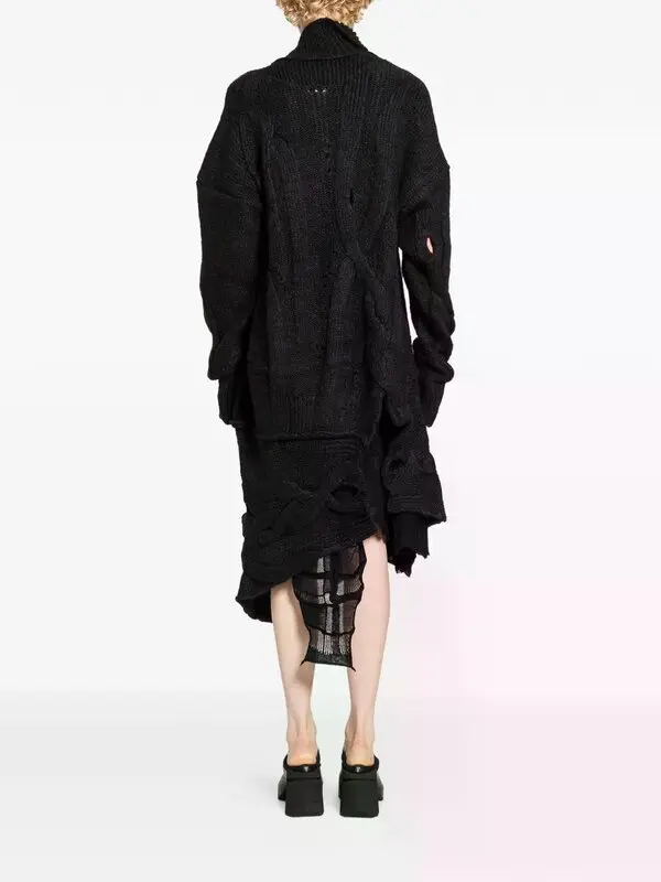 HALOS Cable Knit Cardigan Coat