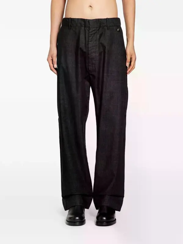 MASSIMO OSTI STUDIO Straight-leg Trousers