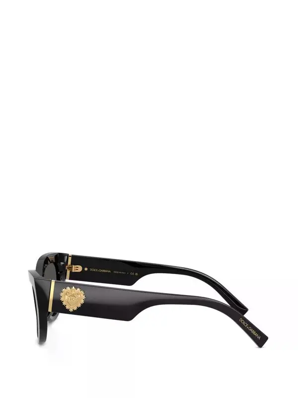 Dolce & Gabbana Devotion Cat-eye Sunglasses - Black