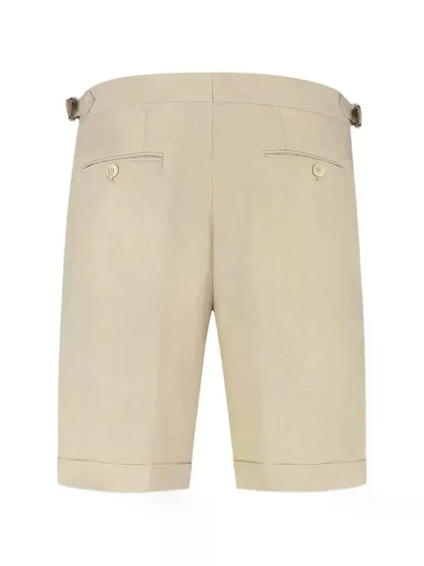 Brunello Cucinelli Pleated Turn-up Shorts - Neutrals
