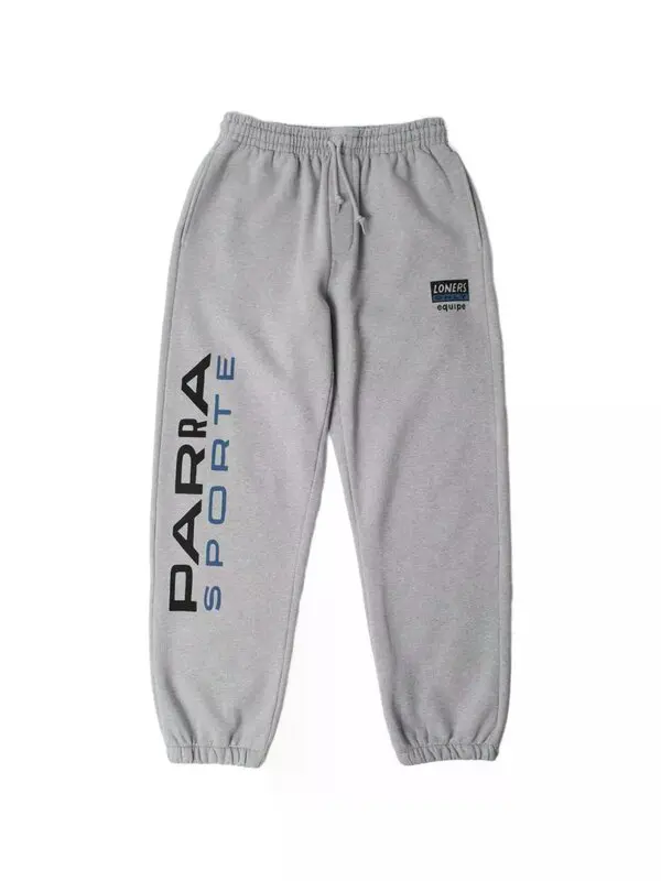 PARRA Sporte Drawstring-detail Cotton Track Pants
